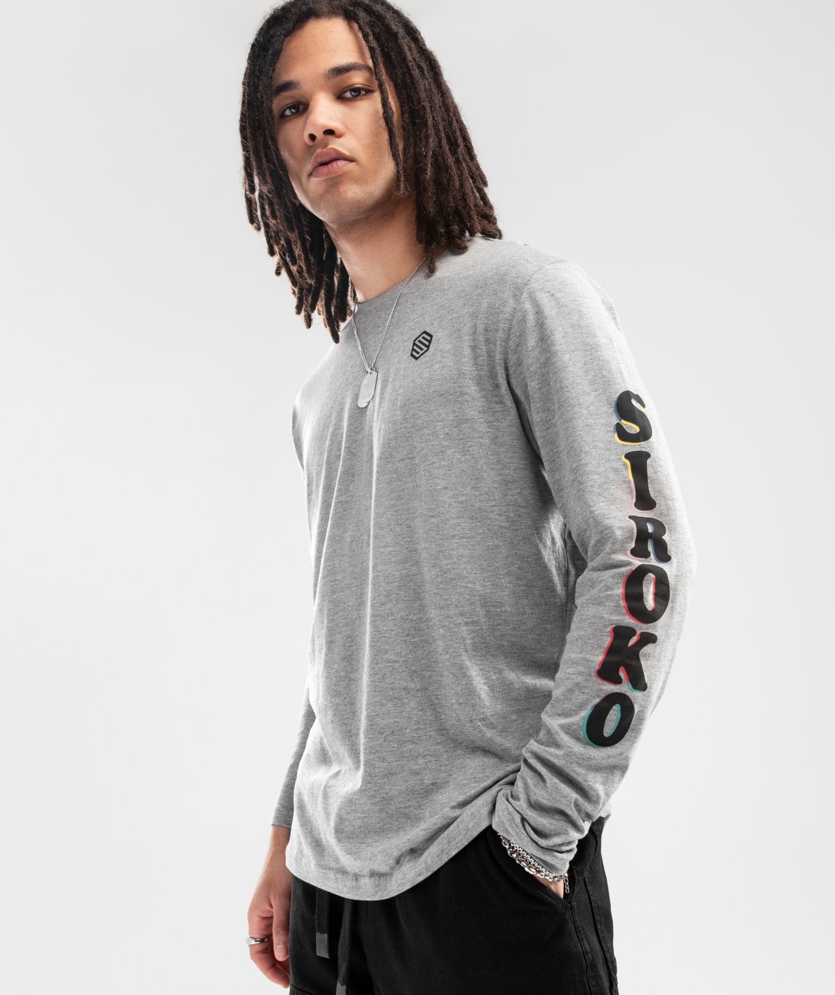 Playera Manga Larga Siroko Distort | SIROKO