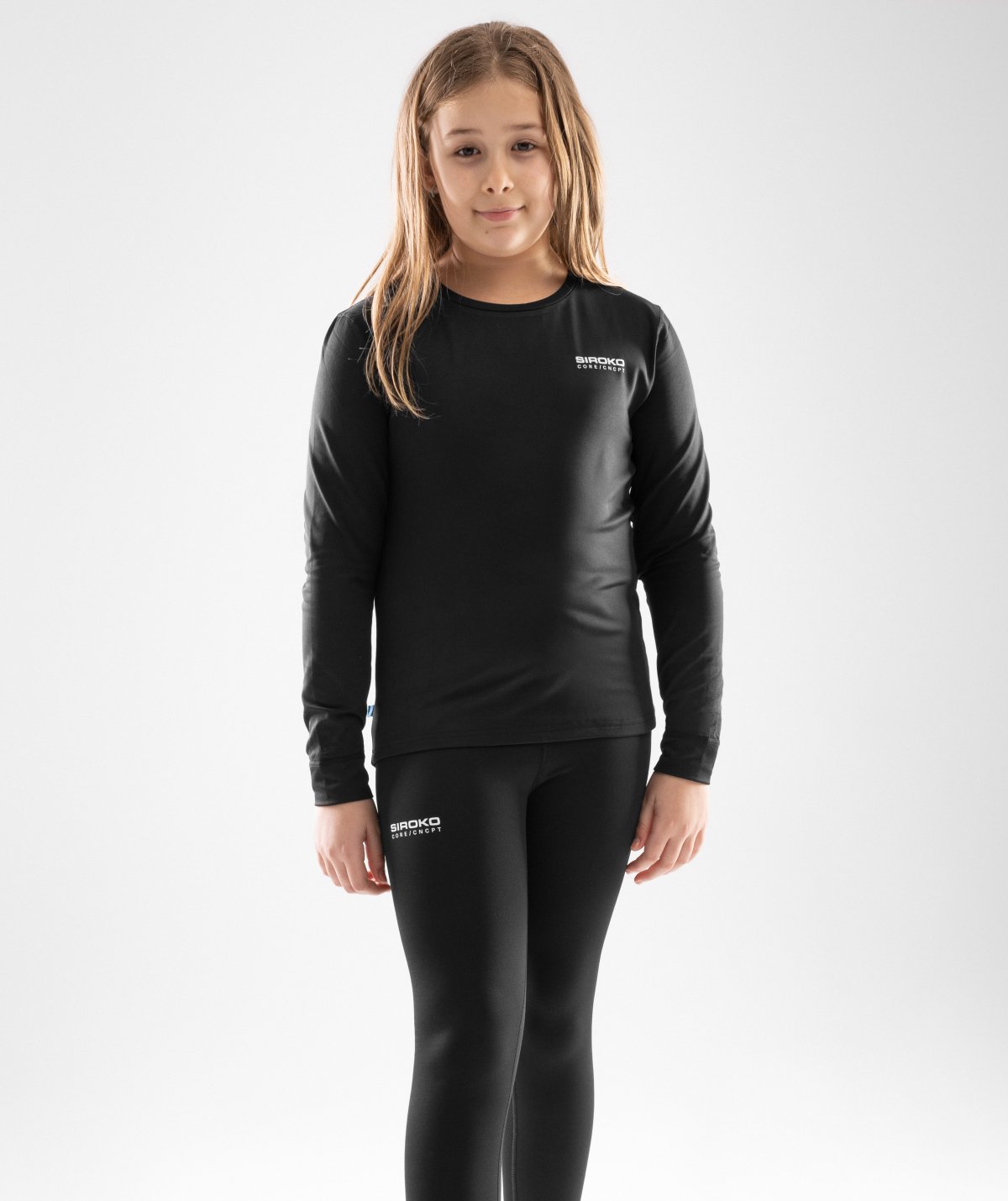 Maglia intima termica da sci e snowboard da bambina K-Core-G Ink | SIROKO